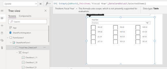 How To Convert Out Of The Box PowerApps Dropdown To Checkboxes?